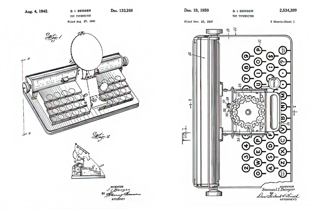 Dial Typewriter from Marx (1950s) | Toy Tales