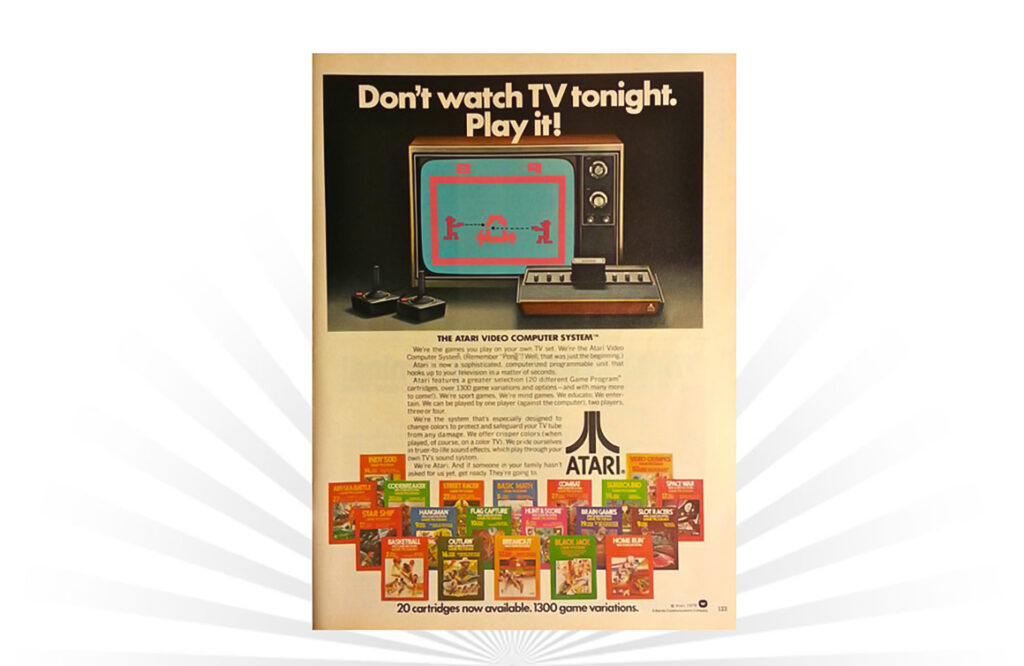 A vintage ad for the Atari Video Computer System (1978) from Atari ...
