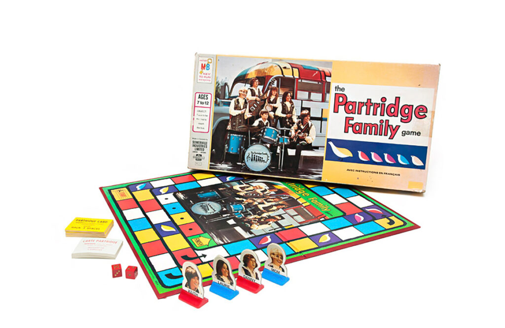 The Partridge Family Game from Milton Bradley (1971) | Toy Tales