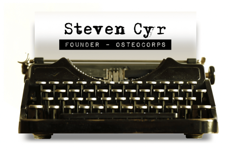 Dr. Steven Cyr, Creator, OsteoCorps | Toy Tales
