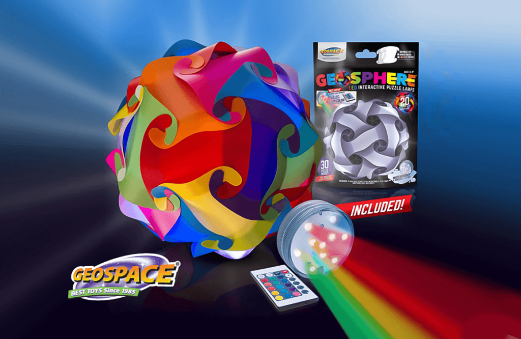 Geosphere Puzzle Lamp Kits from GeospacePlay | Toy Tales
