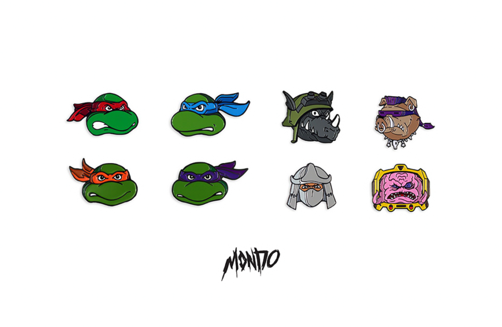 Teenage Mutant Ninja Turtles Enamel Pins from Mondo | Toy Tales