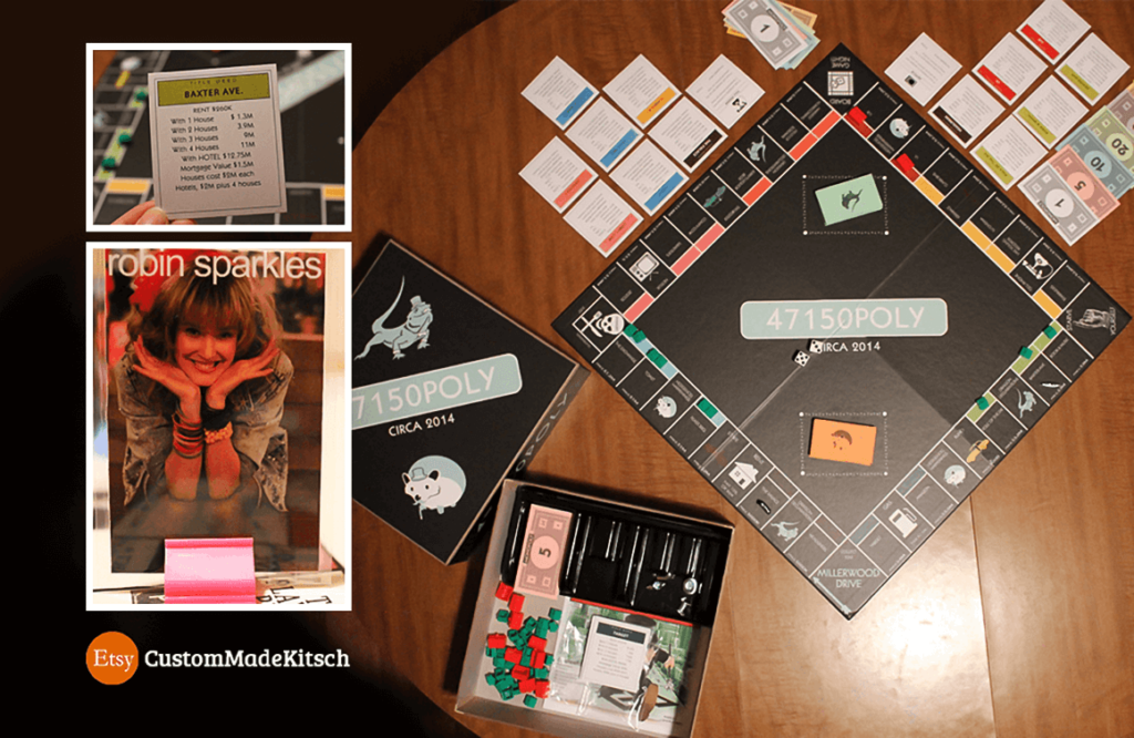 Custom Monopoly Board Game from Custom Made Kitsch | Toy Tales