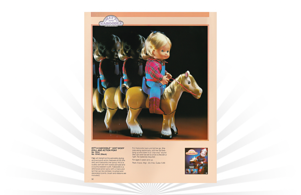Kitt & Kaboodle Soft Body Doll and Action Pony from Ideal (1985) | Toy ...
