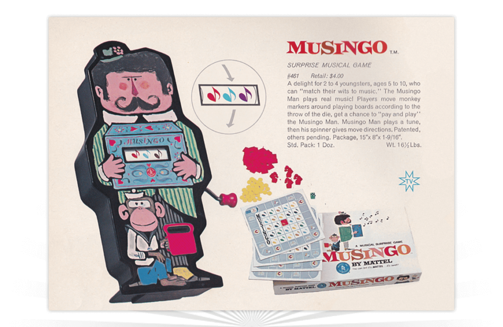 Musingo from Mattel (1962) | Toy Tales