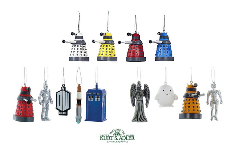 Doctor Who Christmas Ornaments from Kurt Adler | Toy Tales