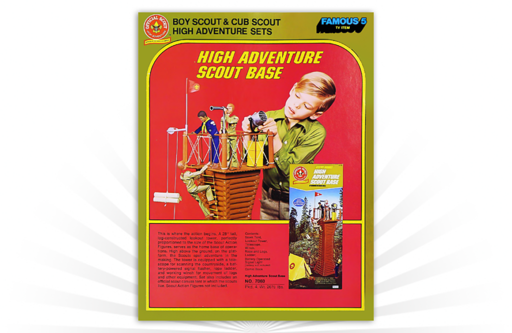 Steve Scout High Adventure Scout Base from Kenner (1975) | Toy Tales