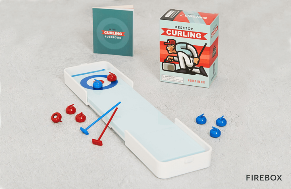 Desktop Curling Set from Running Press | Toy Tales