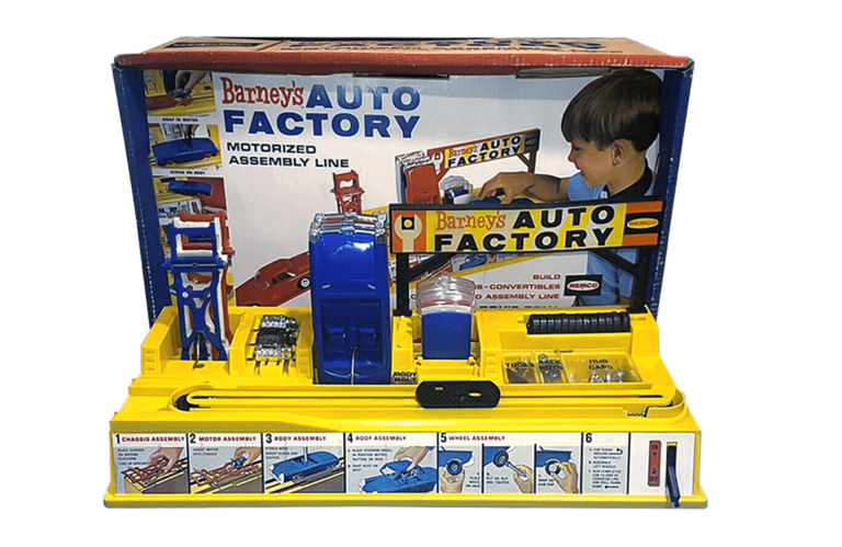 Barney’s Auto Factory from Remco (1964) | Toy Tales