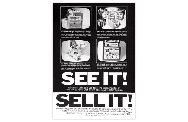 Junior Chef See-It-Bake Oven from Argo Industries Corp. (1971) | Toy Tales