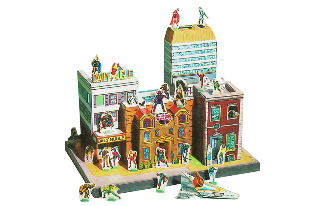 Marvel World Adventure Playset from Amsco (1975) | Toy Tales