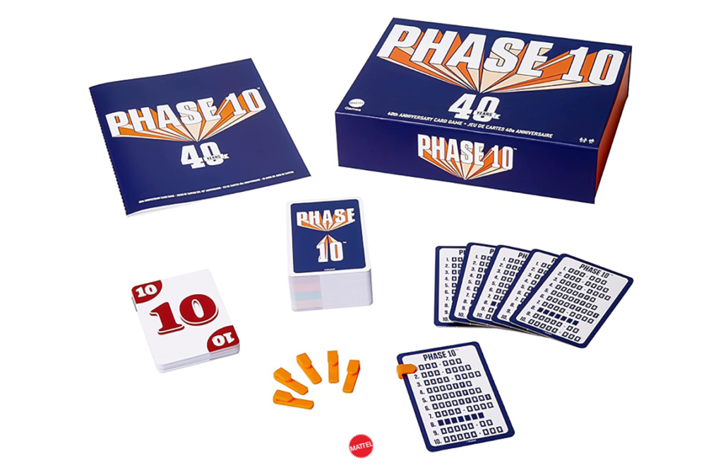 Phase 10 40th Anniversary Edition from Mattel | Toy Tales