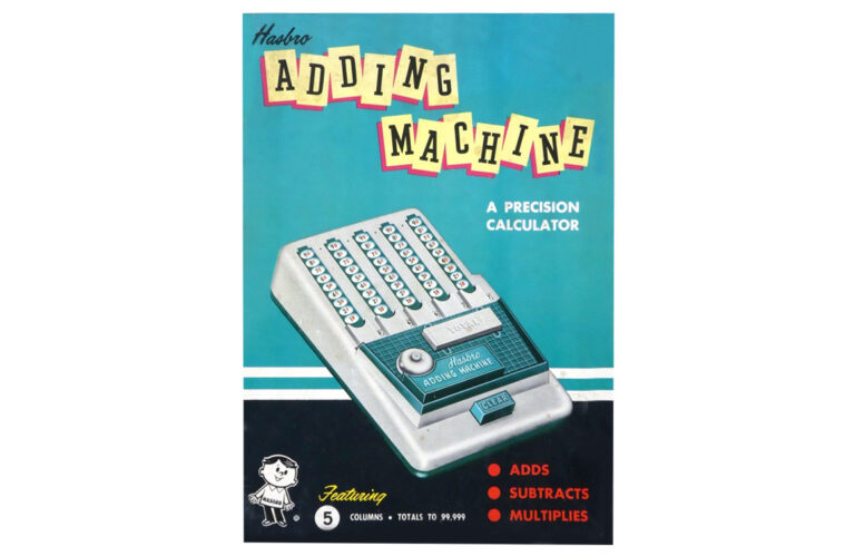 Hasbro Adding Machine (1960) | Toy Tales