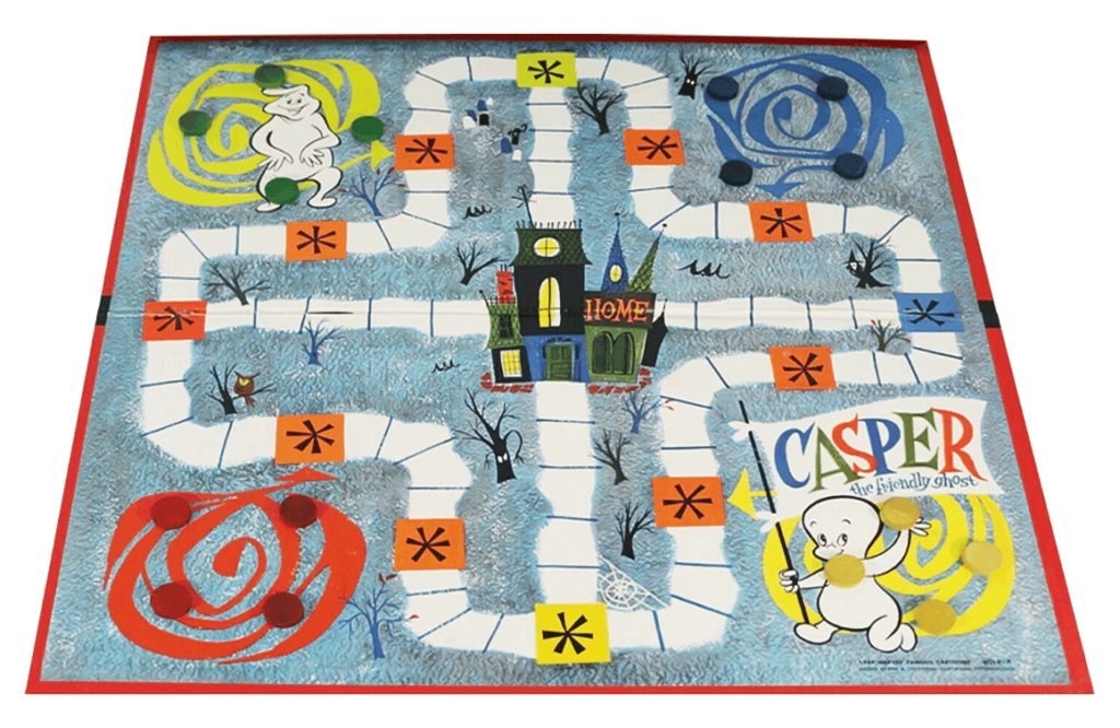Casper the Friendly Ghost Game from Milton Bradley (1959) | Toy Tales