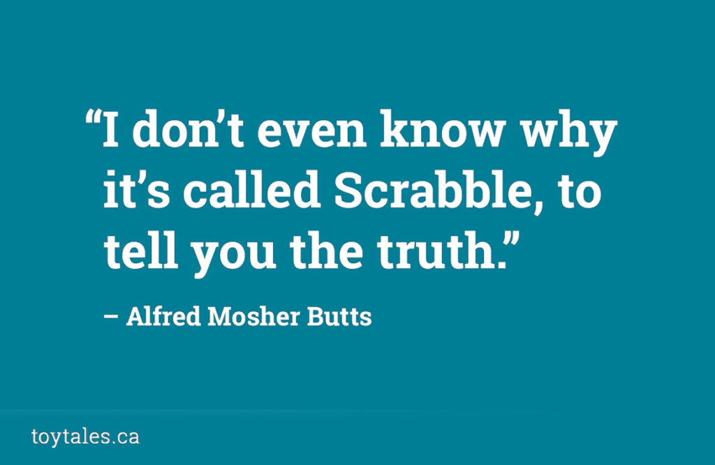 Alfred Mosher Butts | Toy Tales