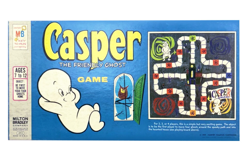 Casper the Friendly Ghost Game from Milton Bradley (1959) | Toy Tales