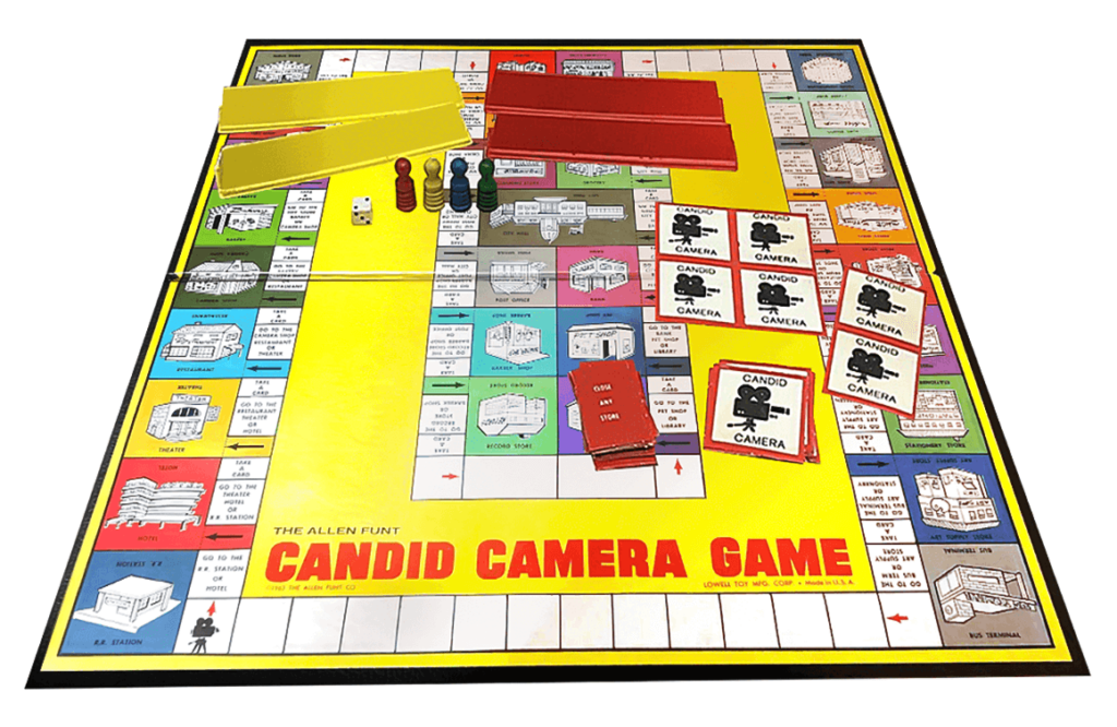 Candid Camera Game from Lowell Toy Mfg. (1963) | Toy Tales