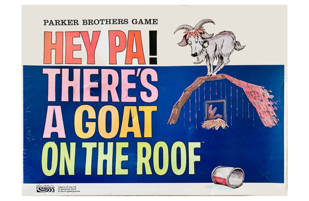 Hey Pa! There’s a Goat on the Roof from Parker Brothers (1966) | Toy Tales