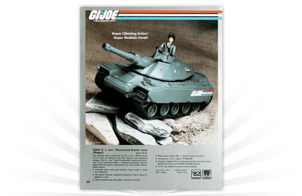 G.I. Joe Motorized Battle Tank (MOBAT) from Hasbro (1981) | Toy Tales