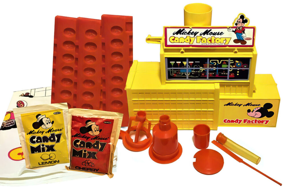 Mickey Mouse Candy Factory from Remco (1973) | Toy Tales