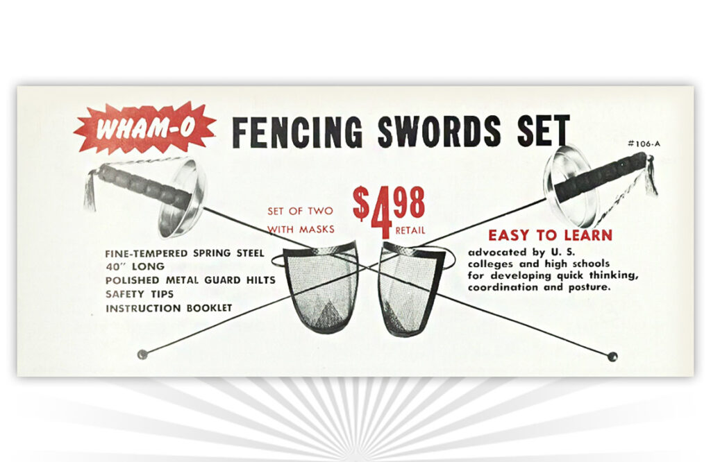 Fencing Swords Set from Wham-O (1958) | Toy Tales