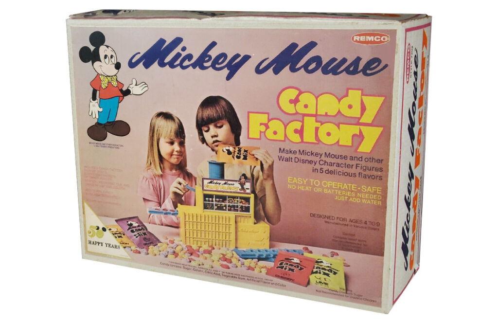Mickey Mouse Candy Factory from Remco (1973) | Toy Tales