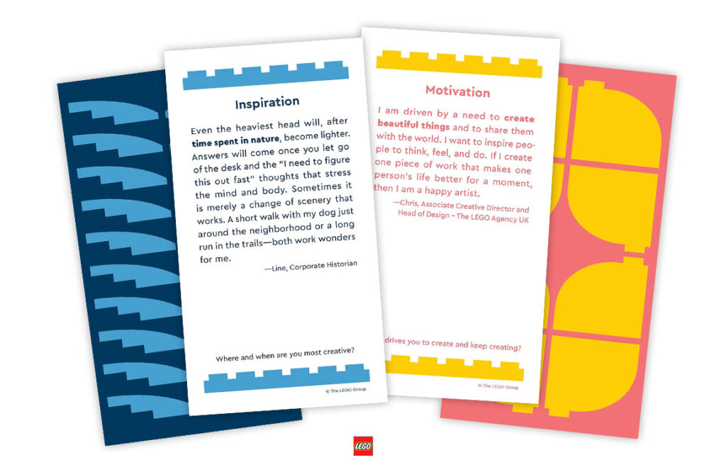 LEGO How We Create Inspiration Deck | Toy Tales