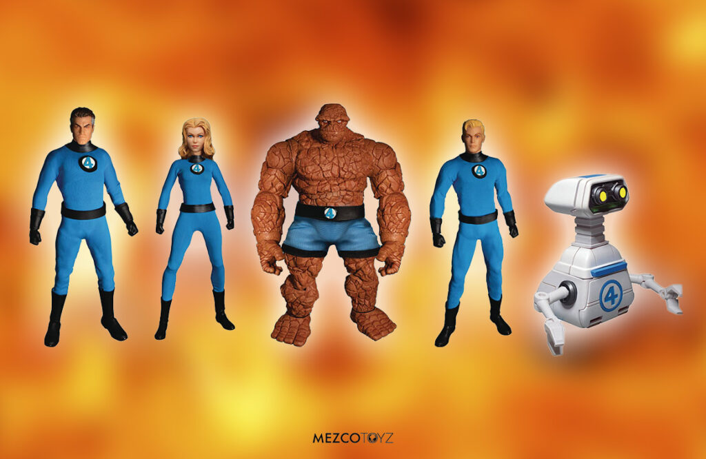 Fantastic Four – Deluxe Steel Boxed Set from Mezco Toyz | Toy Tales