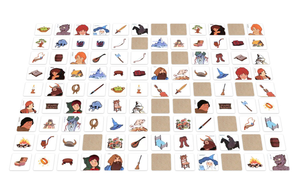 The Lord of the Rings Recall Game from Milton Bradley (1978) | Toy Tales