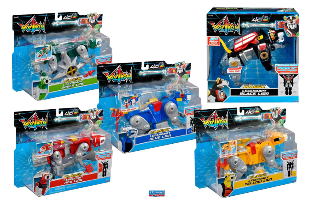 Voltron 40th Anniversary Classic ‘84 Lions from Playmates Toys | Toy Tales