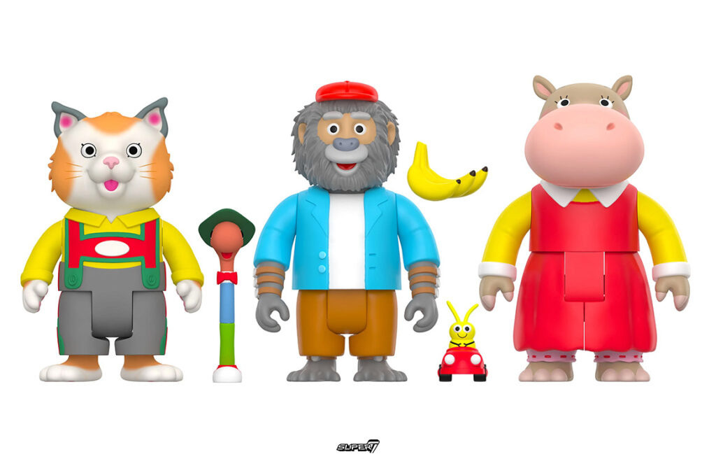Richard Scarry’s Busy World ReAction Figures from Super7 | Toy Tales