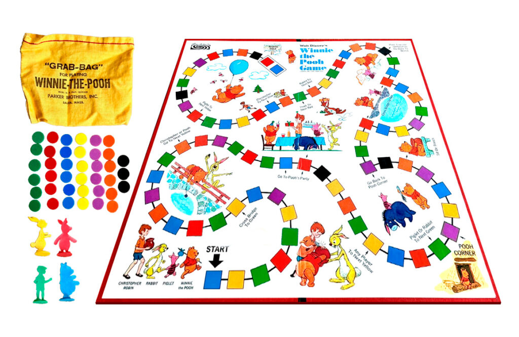 Winnie the Pooh Game from Parker Brothers (1964) | Toy Tales