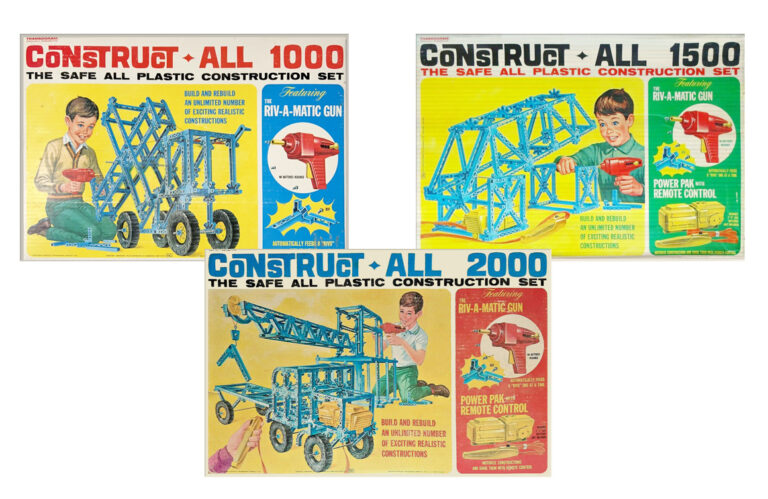 Construct-All Plastic Construction Sets from Transogram (1966) | Toy Tales