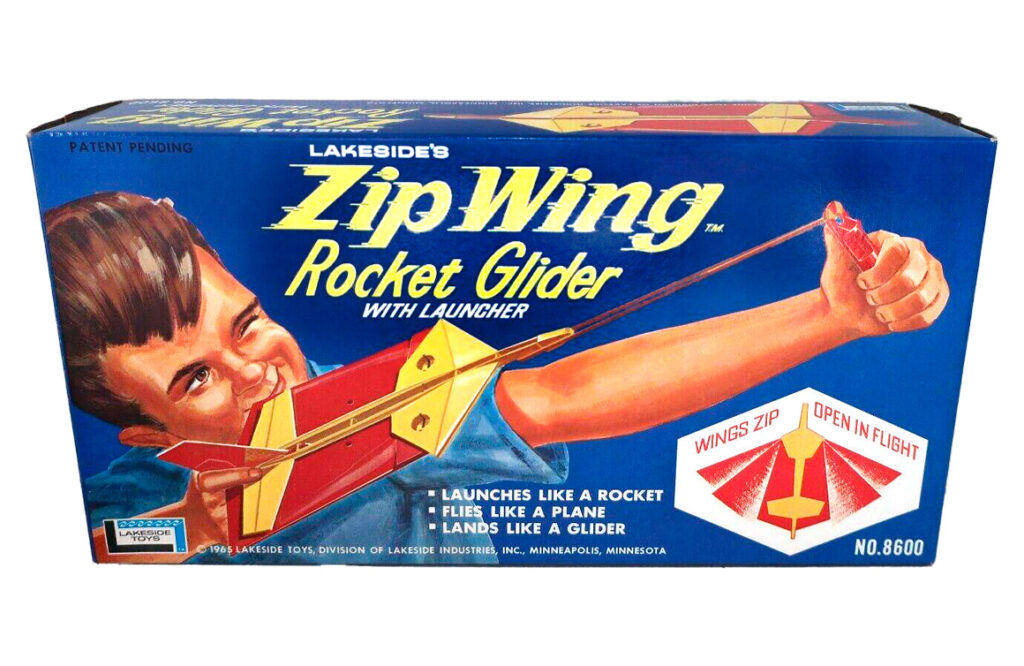 Zip Wing Rocket Glider from Lakeside (1965) | Toy Tales