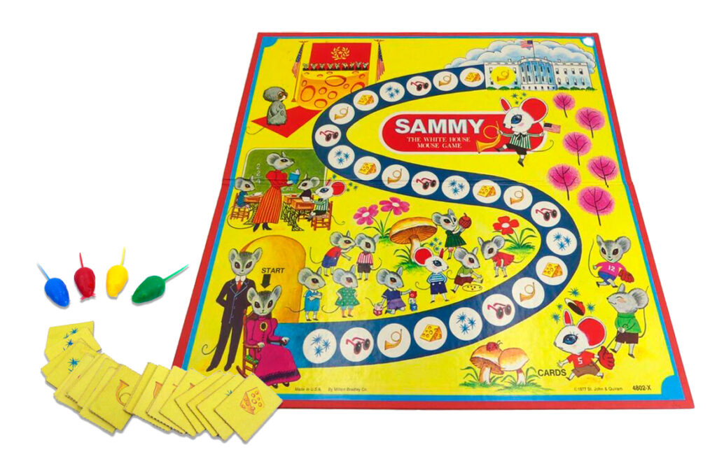 Sammy the White House Mouse Game from Parker Brothers (1977) | Toy Tales