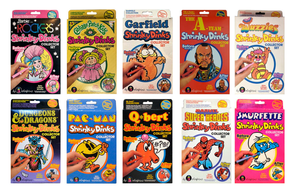 Shrinky Dinks from Colorforms (1981) | Toy Tales