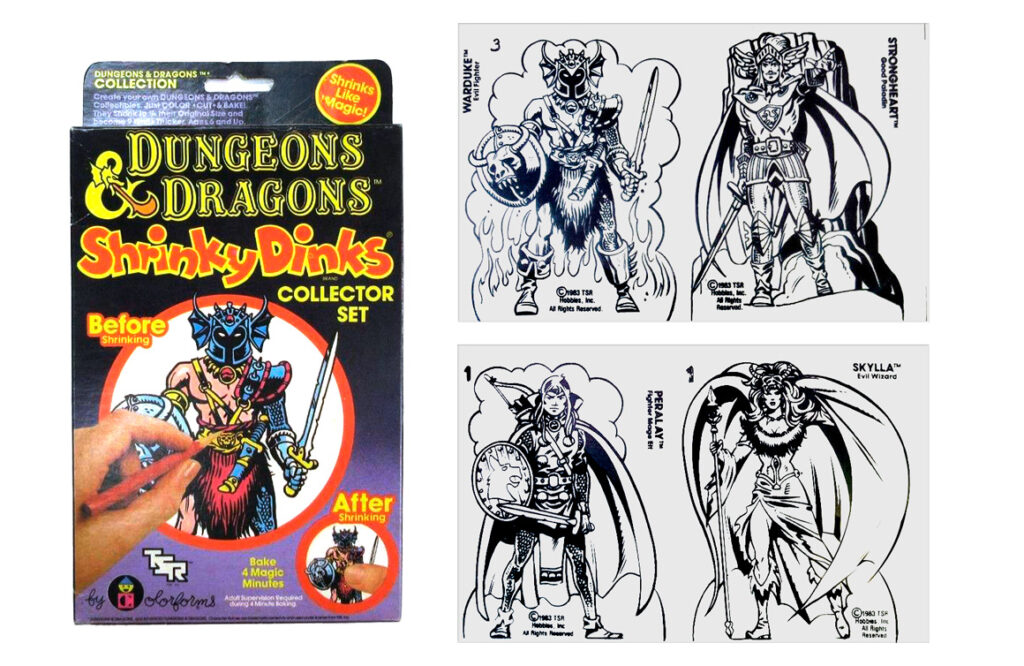 Shrinky Dinks from Colorforms (1981) | Toy Tales