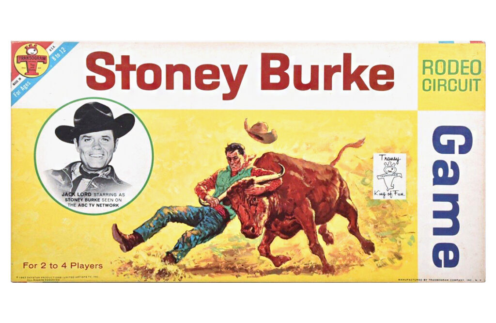 Stoney Burke Rodeo Circuit Game from Transogram (1963) | Toy Tales