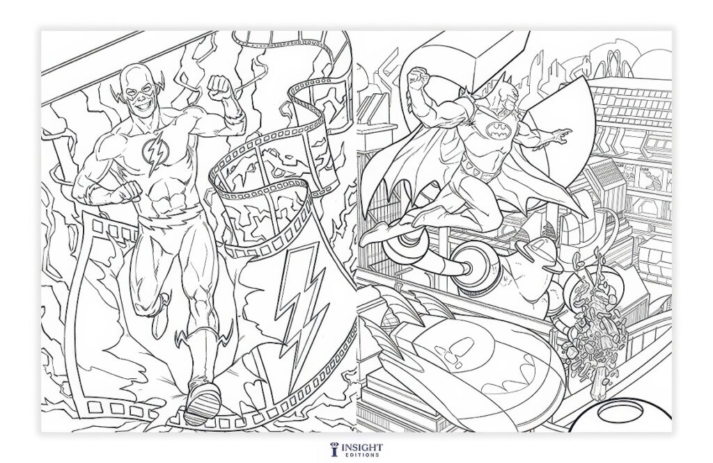DC Showcase: The Official Coloring Book from Insight Editions | Toy Tales