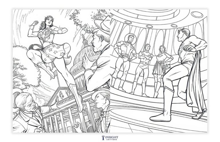 DC Showcase: The Official Coloring Book from Insight Editions | Toy Tales