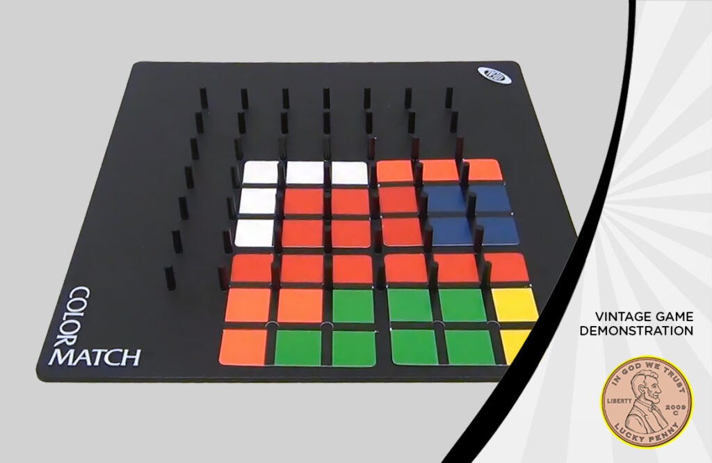 Vintage Game Demonstration: Color Match from Ideal (1982) | Toy Tales