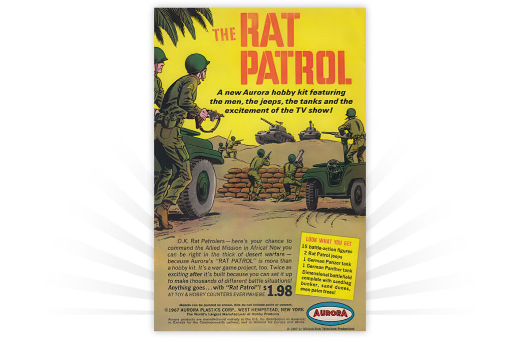 The Rat Patrol from Aurora (1967) | Toy Tales
