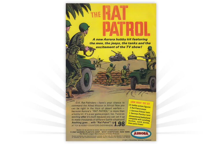 The Rat Patrol from Aurora (1967) | Toy Tales