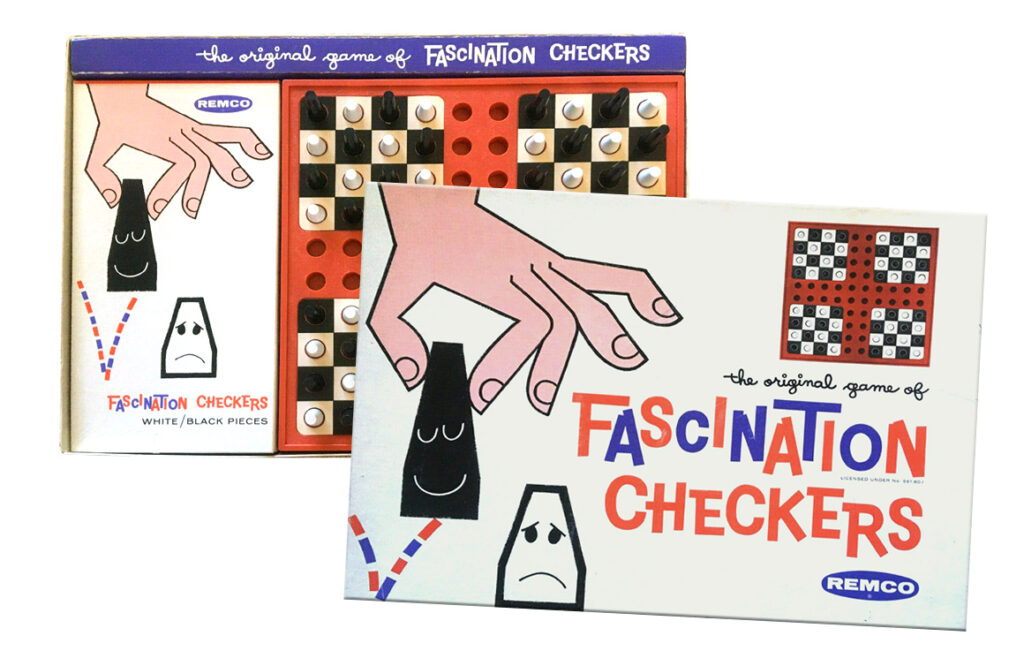Fascination Checkers from Remco (1962) | Toy Tales