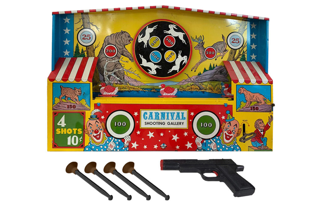 Carnival Shooting Gallery from Ohio Art (1960s) | Toy Tales