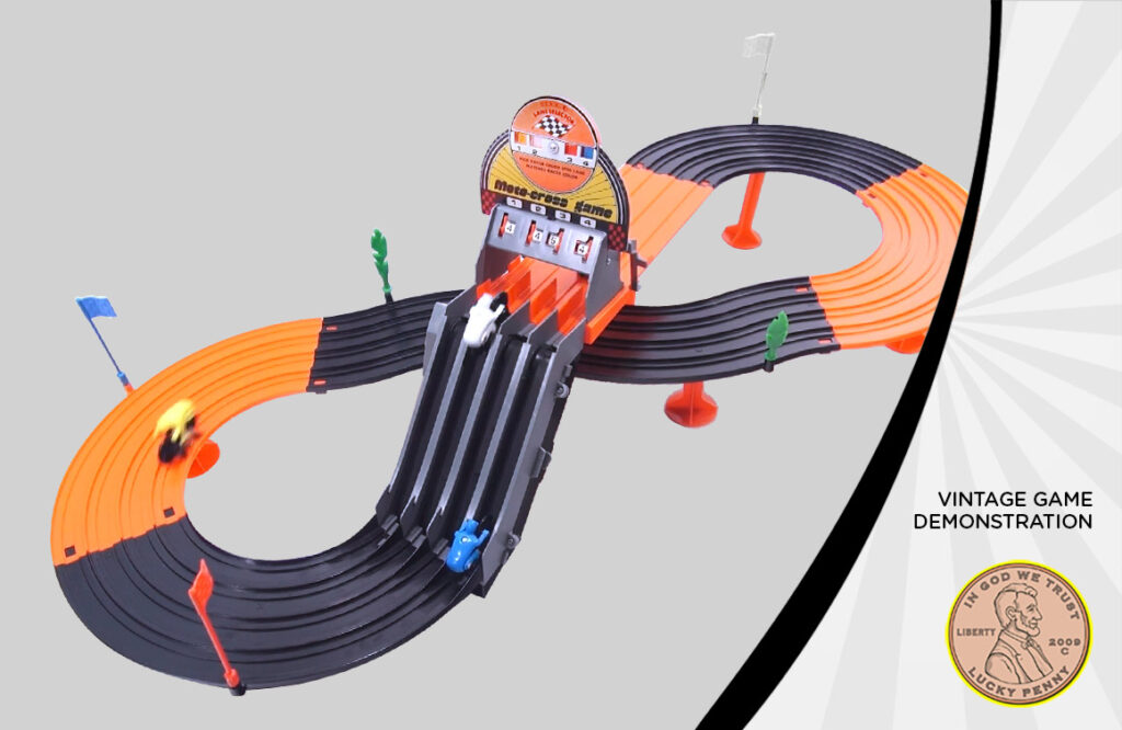 Vintage Game Demonstration: Moto-Cross Bicycle Racing Game from TOMY ...