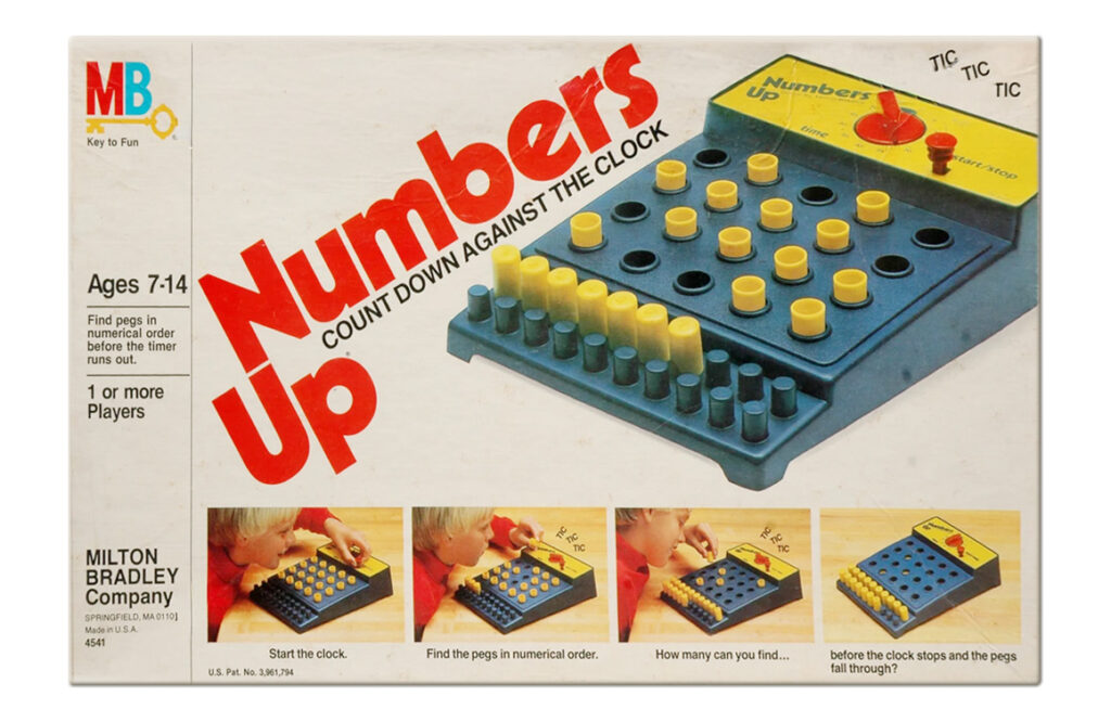 Numbers Up from Milton Bradley (1982) | Toy Tales